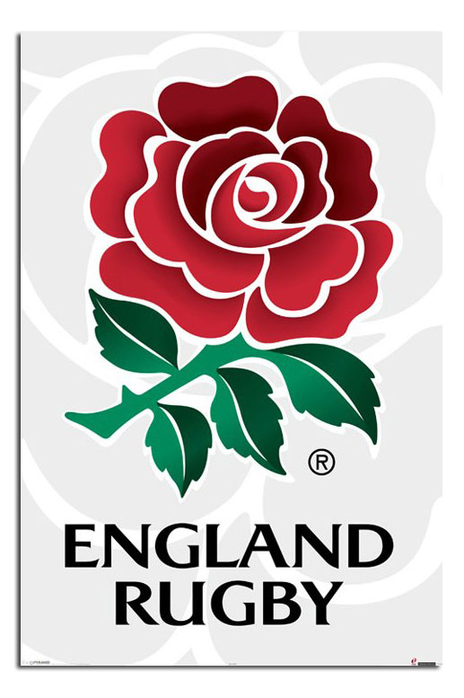 England Rugby Union Red Rose Crest Poster New Official | eBay